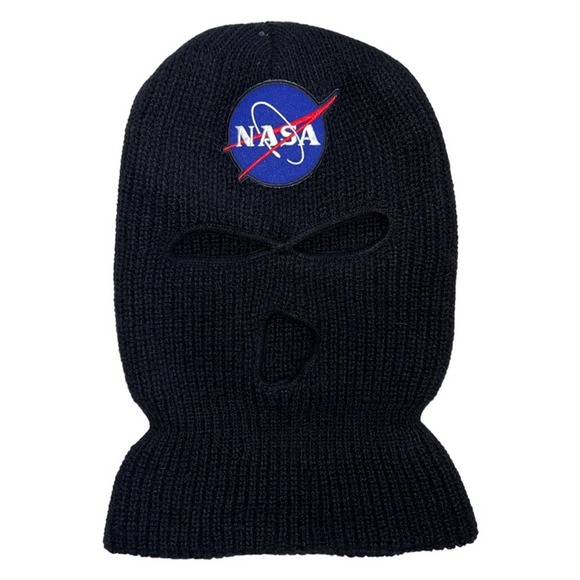 None | Other | New Black Knit Ski Mask Full Face 3 Hole Beanie With ...